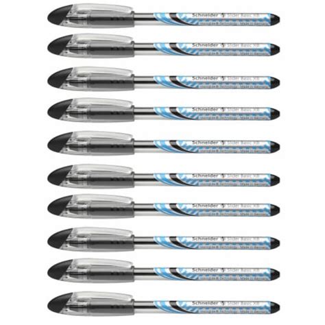 Schneider Slider Basic Xb Ballpoint Pen Viscoglide Ink 14 Mm Black