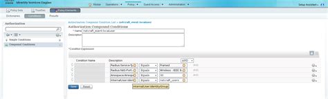 Ise Authorization Policy Matching Internal User Identity Group Cisco