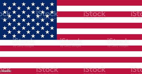 미국 플래그입니다 표준 크기와 색상입니다 벡터 일러스트입니다 미국 국기에 대한 스톡 벡터 아트 및 기타 이미지 미국 국기 예술 아이콘 Istock