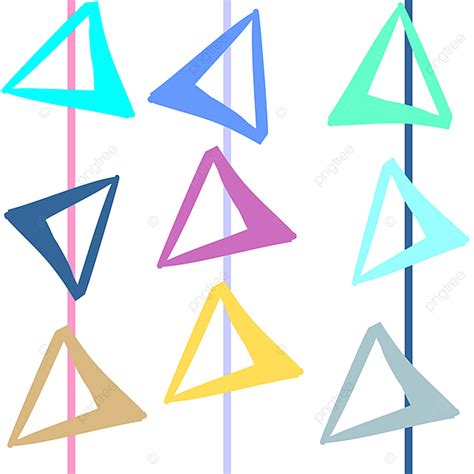 자유형 틈이 삼각 컬러 모드 삼각형 클립 아트 삼각형 원활한 Png 일러스트 및 벡터 에 대한 무료 다운로드 Pngtree