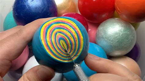 테이프볼 테이프볼 자르기 Tapeball Cutting Asmr Youtube