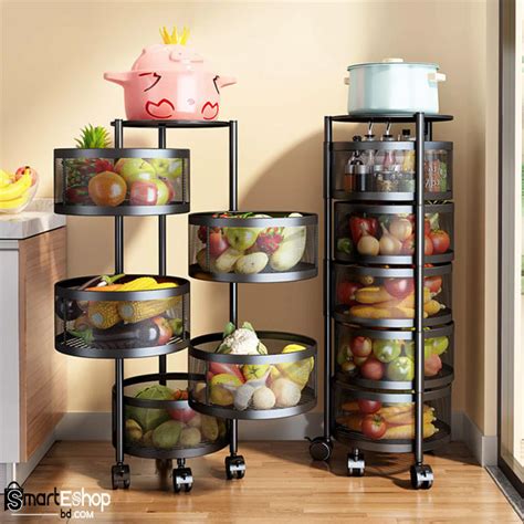 Layer Degree Rotating Shelf Smart Eshop BD