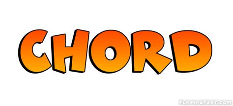 Chord Logotipo Ferramenta De Design De Nome Grátis A Partir De Texto