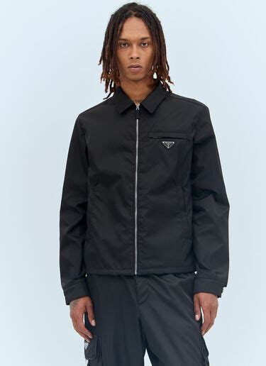 Prada Mens Re Nylon Blouson Jacket In Black Ln Cc®