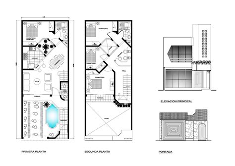 Casa De Este Alojamiento Plano Para Casa De 6 X 15