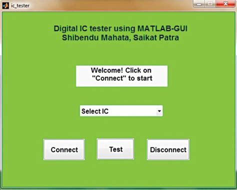 Arduino Based Digital Ic Tester Using Matlab
