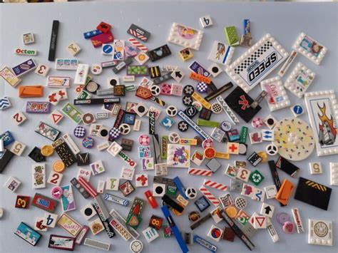 Lego Printed Tiles Tiles With Inscriptions Catawiki