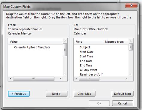 outlook 2013 not importing csv calendar microsoft community
