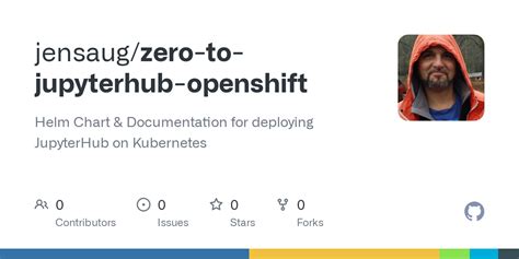 github jensaug zero to jupyterhub openshift helm chart