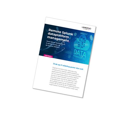 Splunk Dataplatform Management Umbrio