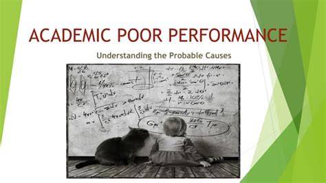 Academic Poor Performance Pdf