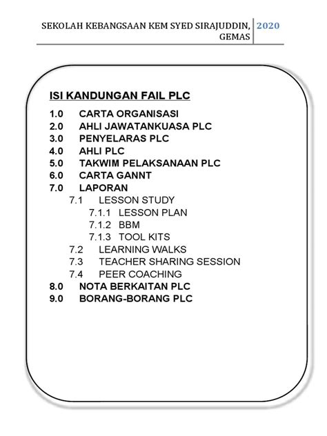Isi Kandungan Fail Plc Pdf