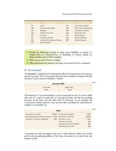 FREE Recording Transaction Samples In PDF MS Word Excel