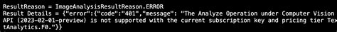 getting imageanalysisresultdetails in azure ai vision python sdk