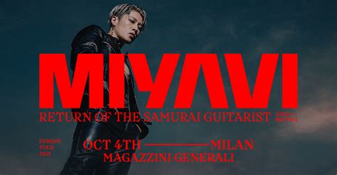 Miyavi Vip Ticket Upgrade In Milan Kineticvibe