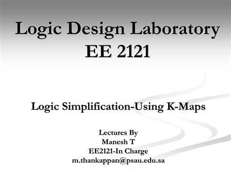 Logic Simplification Sop And Pos Forms Pptx Programming Languages Computing