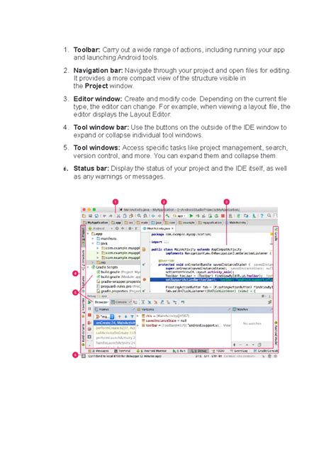 Android Studio Toolbar Carry Out A Wide Range Of Actions Including Running Your App And