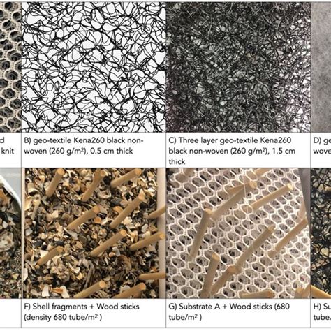 Pictures And Descriptions Of All Artificial Substrates Tested Download Scientific Diagram