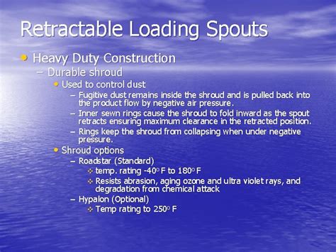 Retractable Loading Spouts Why Are They Used Loading
