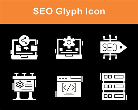 Seo Vector Icon Set 20259745 Vector Art At Vecteezy