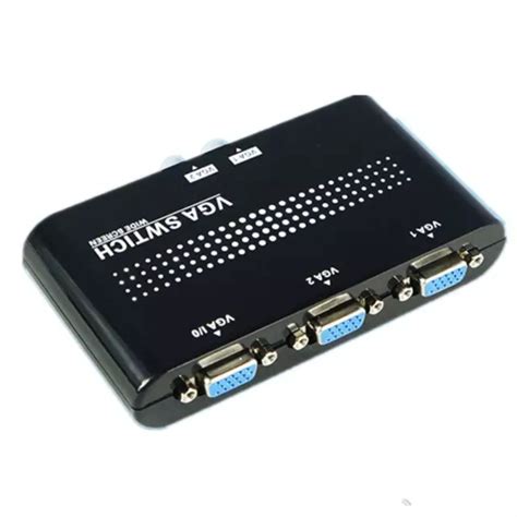 PORTS VGA SVGA Monitor Sharing Switch Box Case LCD PC IN OUT Or IN OUT PicClick UK