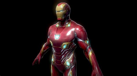 500 Likes Special Iron Man Nano Tech Download Free 3d Model By 3d Resource Lopuh22721