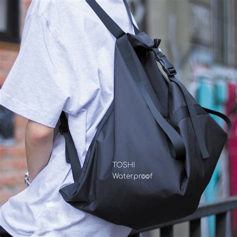 Waterproof Convertible Toshi Triangle Backpack Gym Bag Shoulder