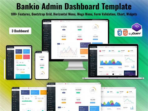 Bootstrap Admin Template With Bootstrap UI Kit Bankio