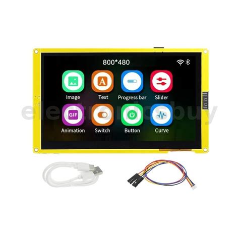 Esp32 S3 สําหรับ Arduino Lvgl 7 นิ้ว 800480 สมาร์ทจอแสดงผล Rgb Lcd Tft