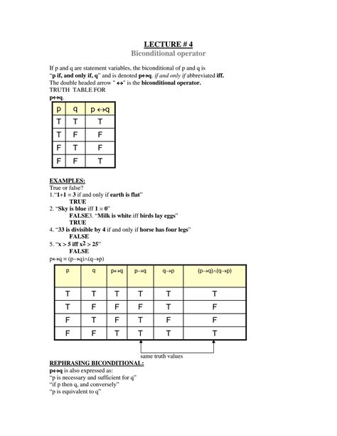 Solution Math Biconditional Operator Studypool