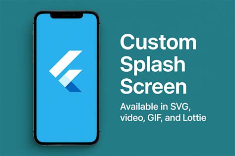 Do A Custom Splash Screen For Your Flutter App By Bogdansamischen Fiverr