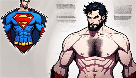 Hairy Chest Superman Shirtless By Crazysoldier 68 On Deviantart