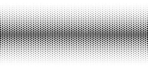 Dotted Gradient Halftone Background Horizontal Seamless Dotted Pattern