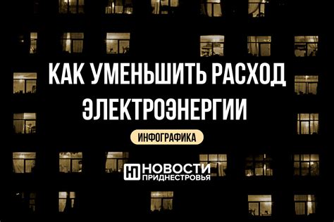 Как уменьшить расход электроэнергии | Новости Приднестровья
