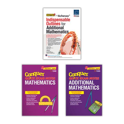 Maths And Additional Maths Guide Books For Upper Secondary Levels Guide