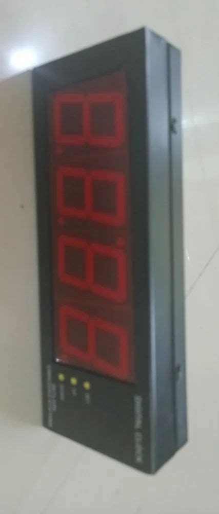 Red Ms Led Digital Clock 2 5 Inch 4 Dight Battery Powered Size Dimension 2 3 Inches At Rs
