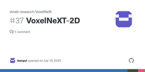 Voxelnext 2d · Issue 37 · Dvlab Researchvoxelnext · Github