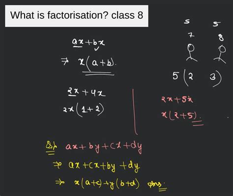 What Is Factorisation Class 8 Filo