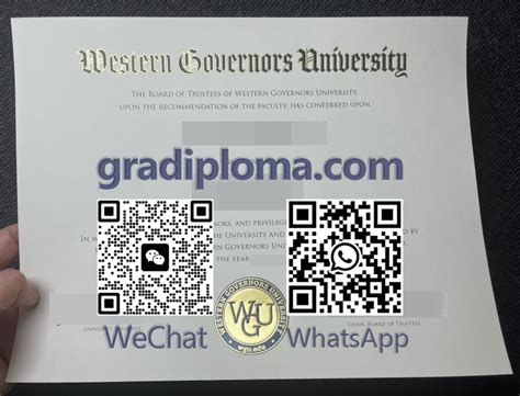 Fake WGU Diploma Buy Western Governors University Degrees