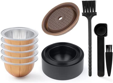 Reusable Vertuo Capsule Cap Coffee Pod Refill Stand Tool For