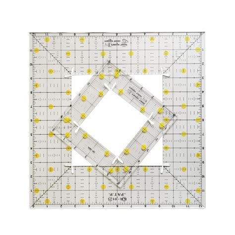 1pc Quilting Ruler Clear Square Acrylic Quilter Ruler Fabric Cutting