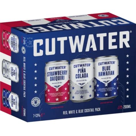 Cutwater Red White And Blue Variety Pack 12 Cans