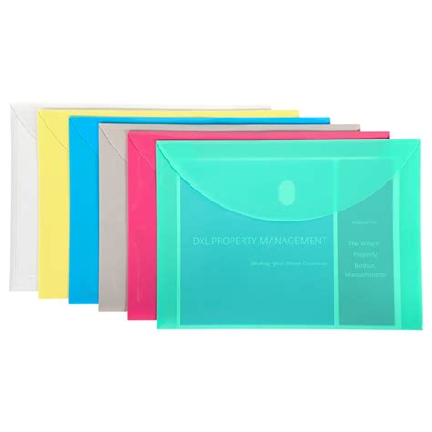 poly xl reusable envelope letter size side load assorted 1 each