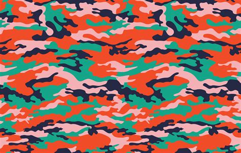 Modern Fashionable Camouflage Pattern Vector Illustration Print Seamless Vector Wallpaper Modern Fashionable Camouflage Pattern Vector Illustration Print Seamless Vector Wallpaper