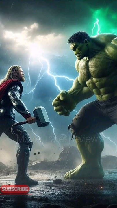 Thor Vs Hulk Fight Scene The Avengers Marvel Movie Short Amazing