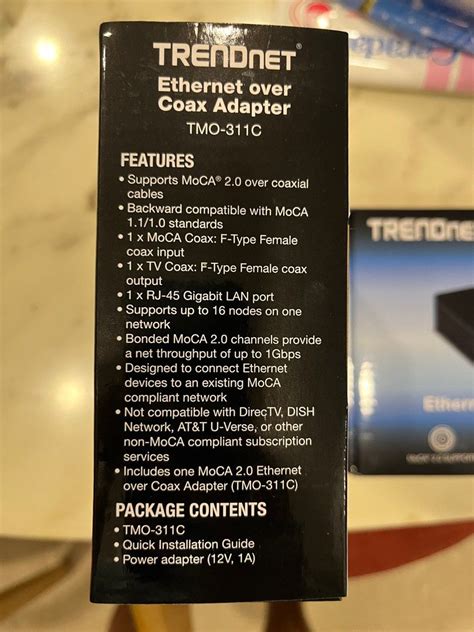Trendnet Moca Ethernet Adapter Computers And Tech Parts And Accessories