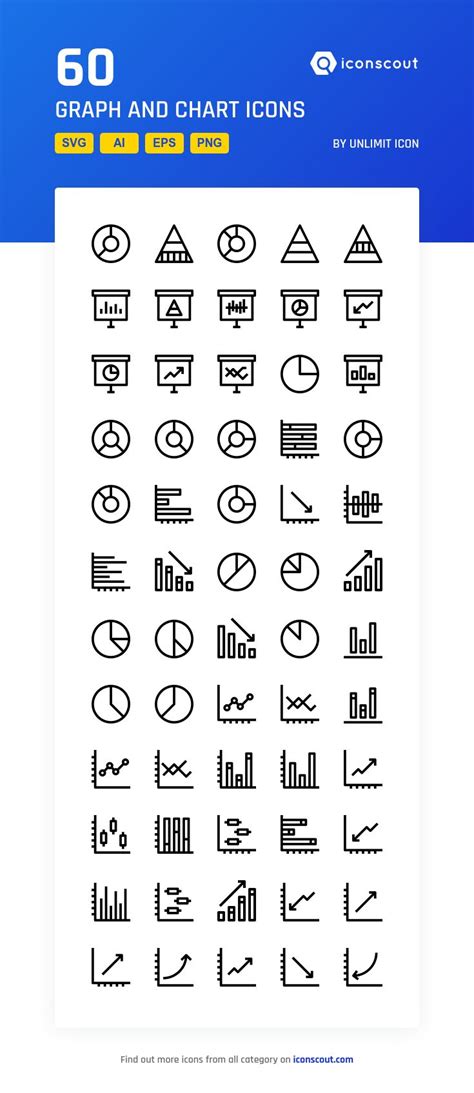 Graph And Chart Icon Pack 60 Free Download Infographics Icons Iconscout Graphing Icon