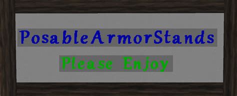 PosableArmorStands SpigotMC High Performance Minecraft Community