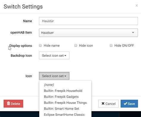 Custom Icons Habpanel Openhab Community