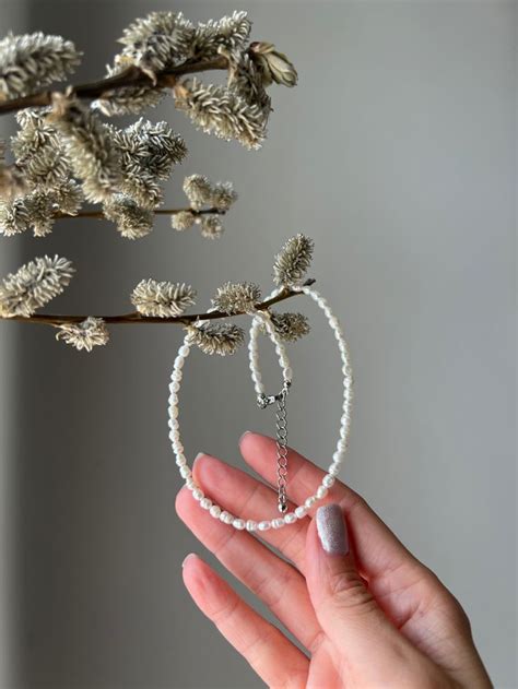 Чокер з перлин